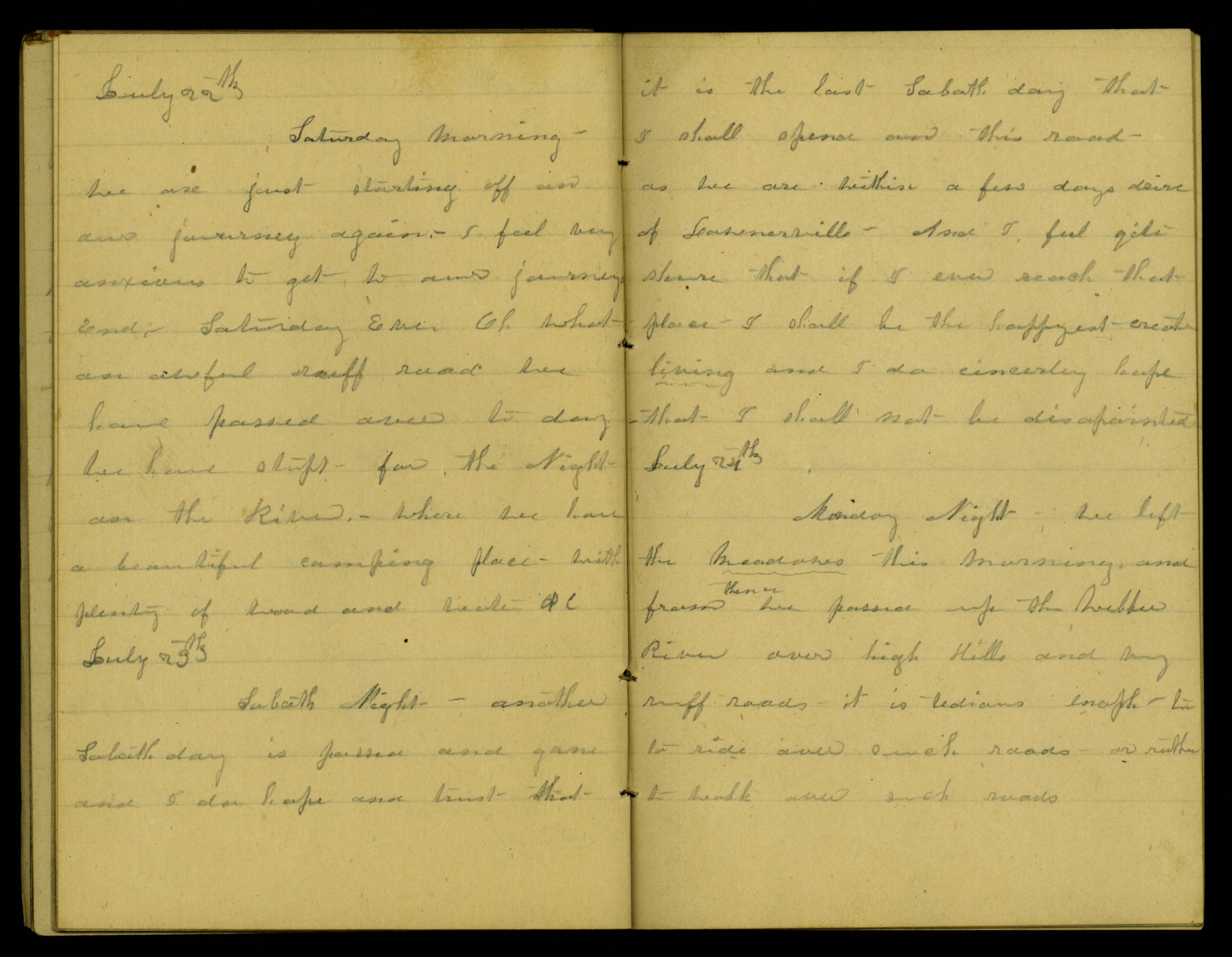 Digitized Trail Diary Now Available! | American Heritage Center (AHC) # ...