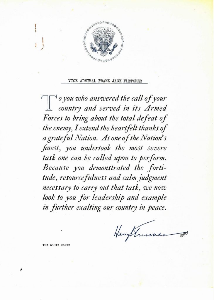 Admiral Frank Jack Fletcher Leads at World War II’s Battle of Midway ...