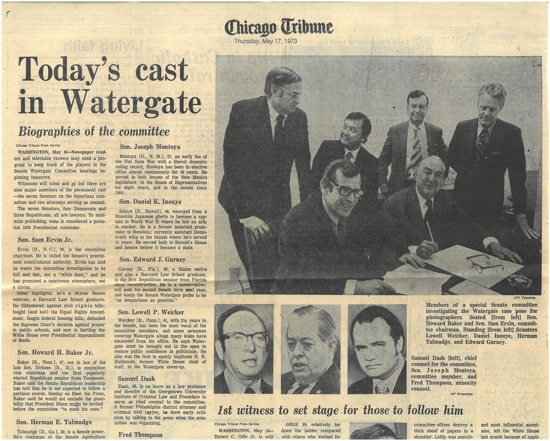 What Did The President Know And When Did He Know It The Watergate